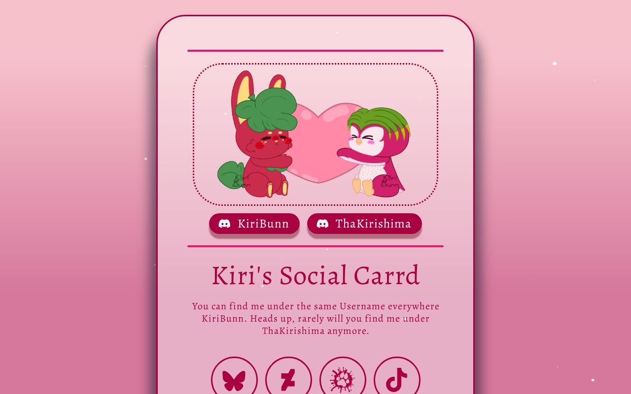 Kiri's Social Carrd